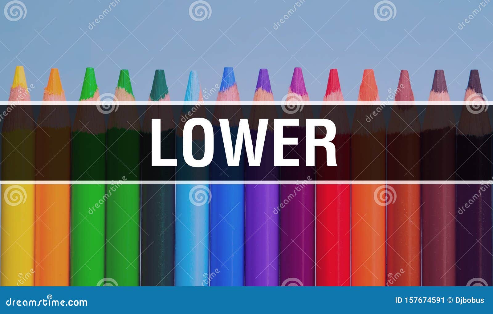 Lower Concept with Education and Back To School Concept. Creative ...