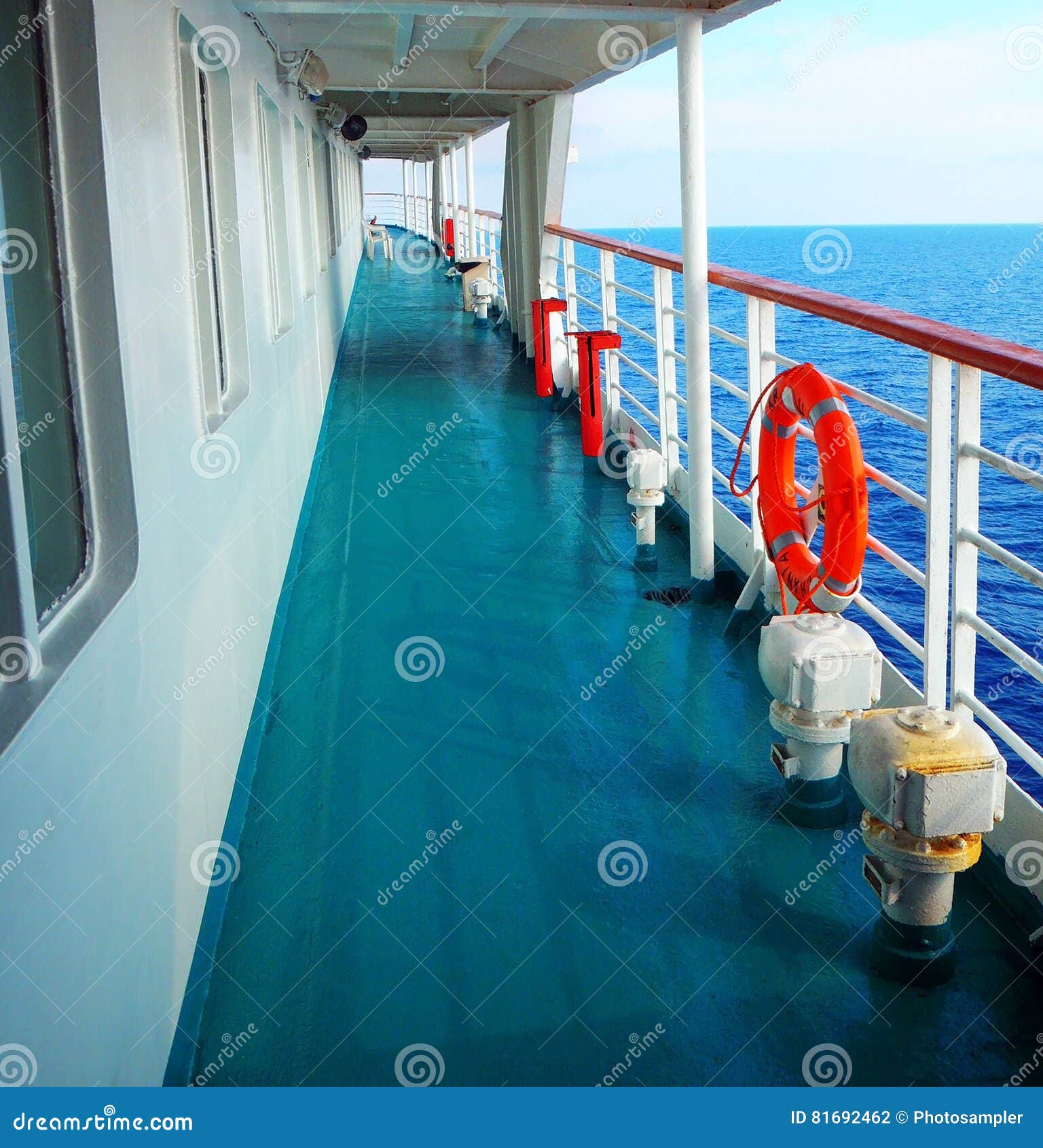 Lower Deck On Ship