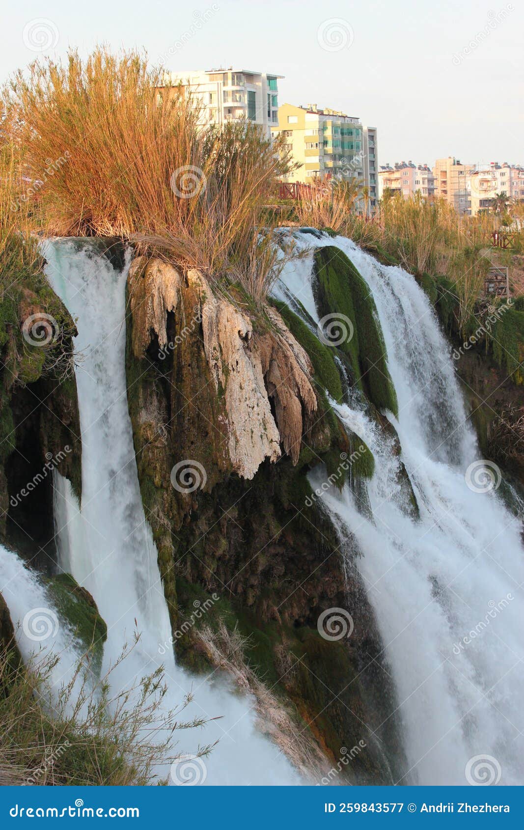 Lower Duden Waterfall in Antalya, Turkey Stock Image - Image of outdoor ...