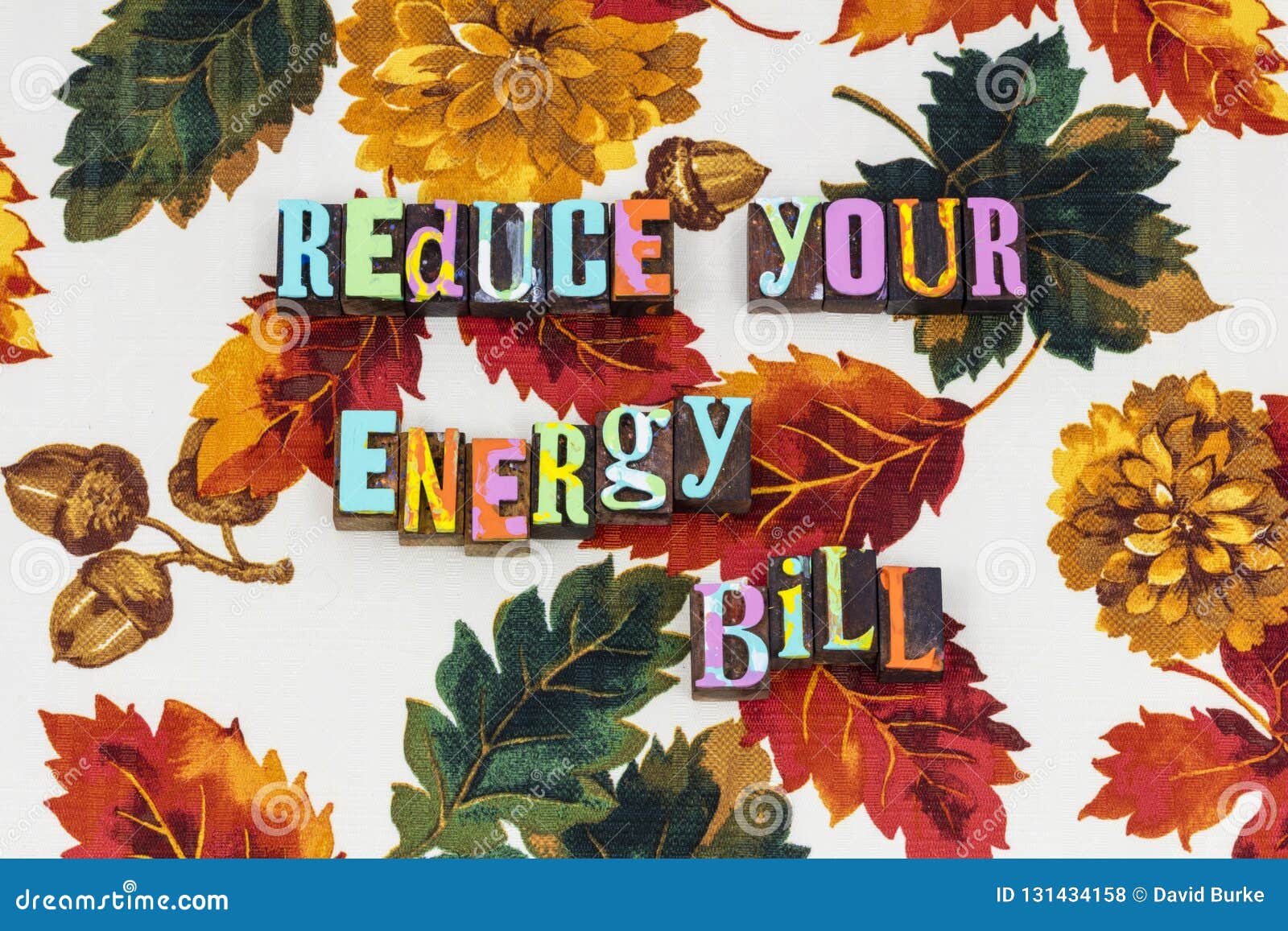 Reduce Your Energy Bill Expense Stock Photo - Image of message, bill ...