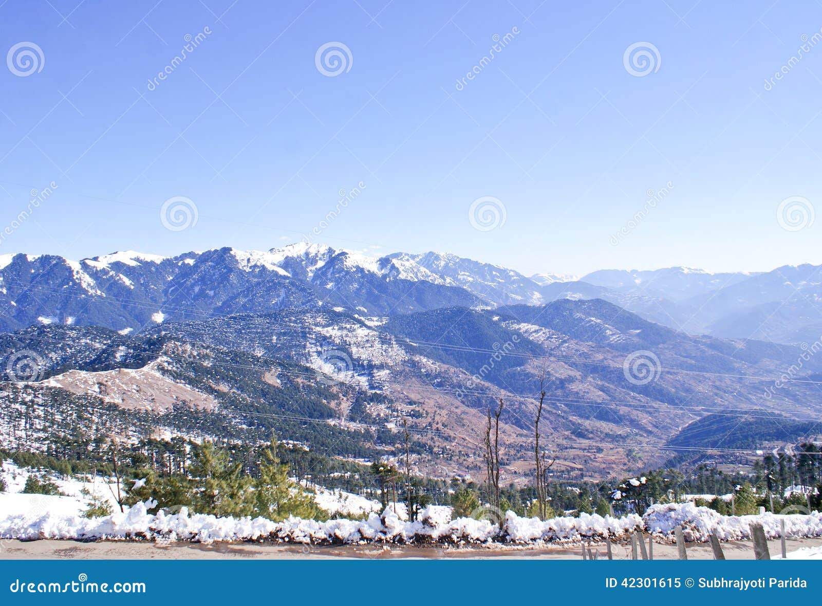 The Lower Himalayan Range of Patnitop Stock Image - Image of peaks ...