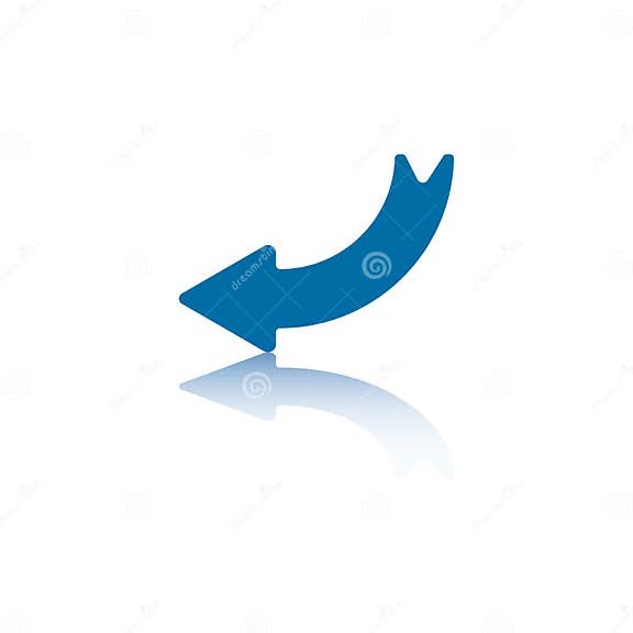 Lower Left Arrow stock vector. Illustration of pointing - 8684127