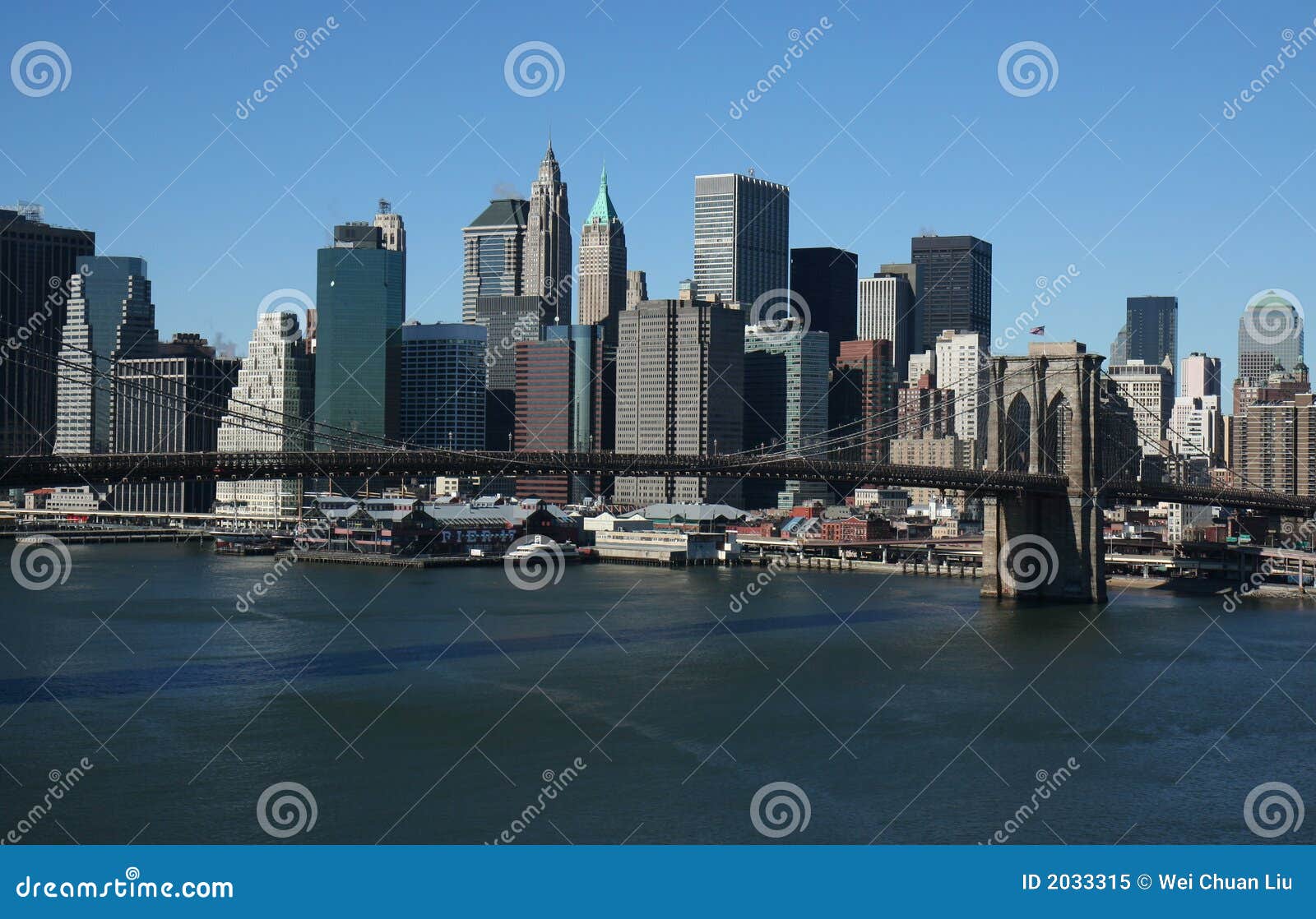 Lower Manhattan stock image. Image of famous, manhattan - 2033315
