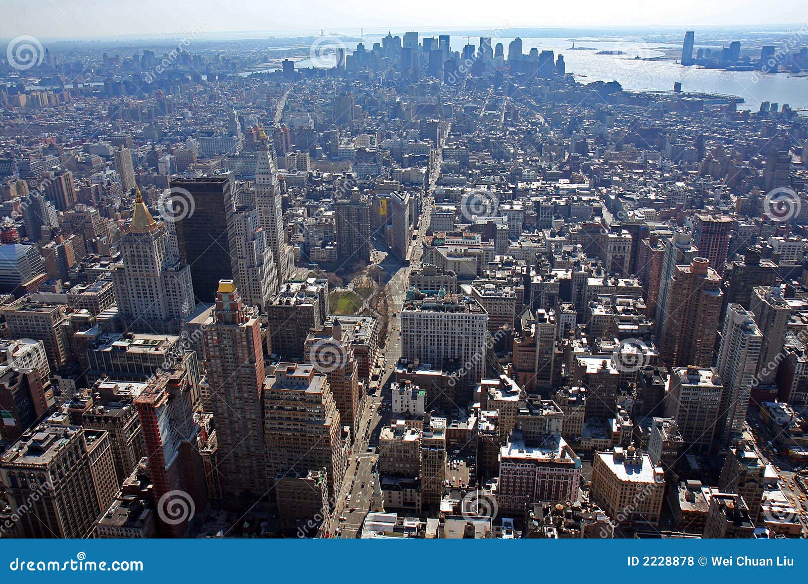 Lower Manhattan stock photo. Image of famous, lower, business - 2228878