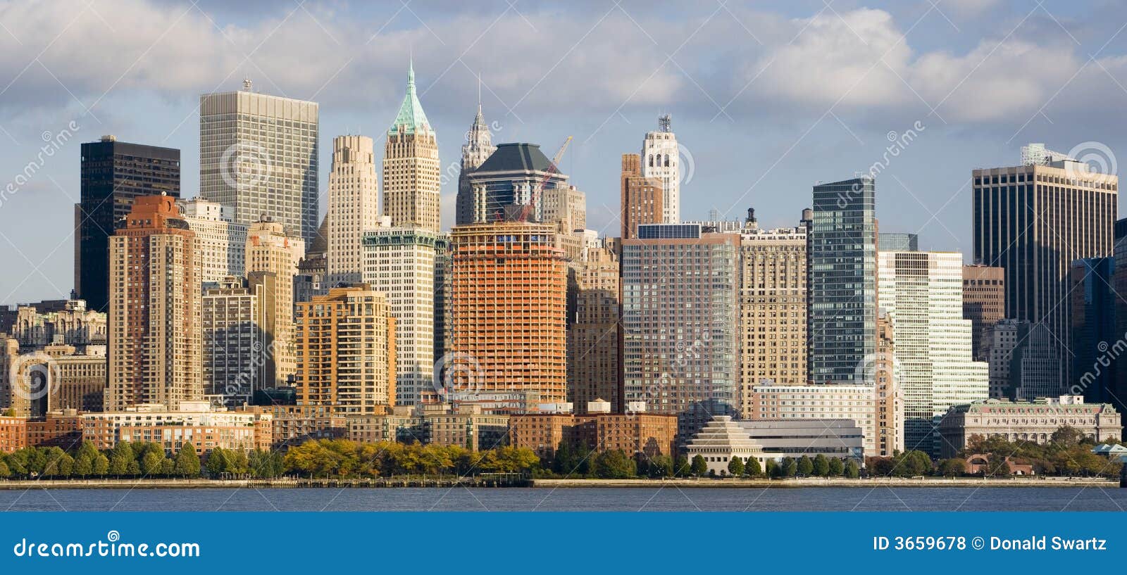 Lower Manhattan stock photo. Image of architecture, famous - 3659678