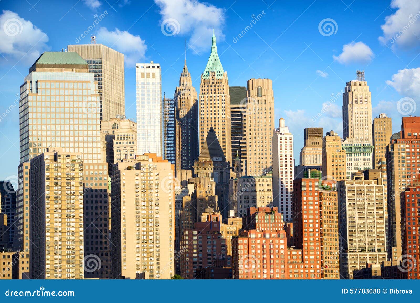 Lower Manhattan Architecture Stock Photo - Image of building ...