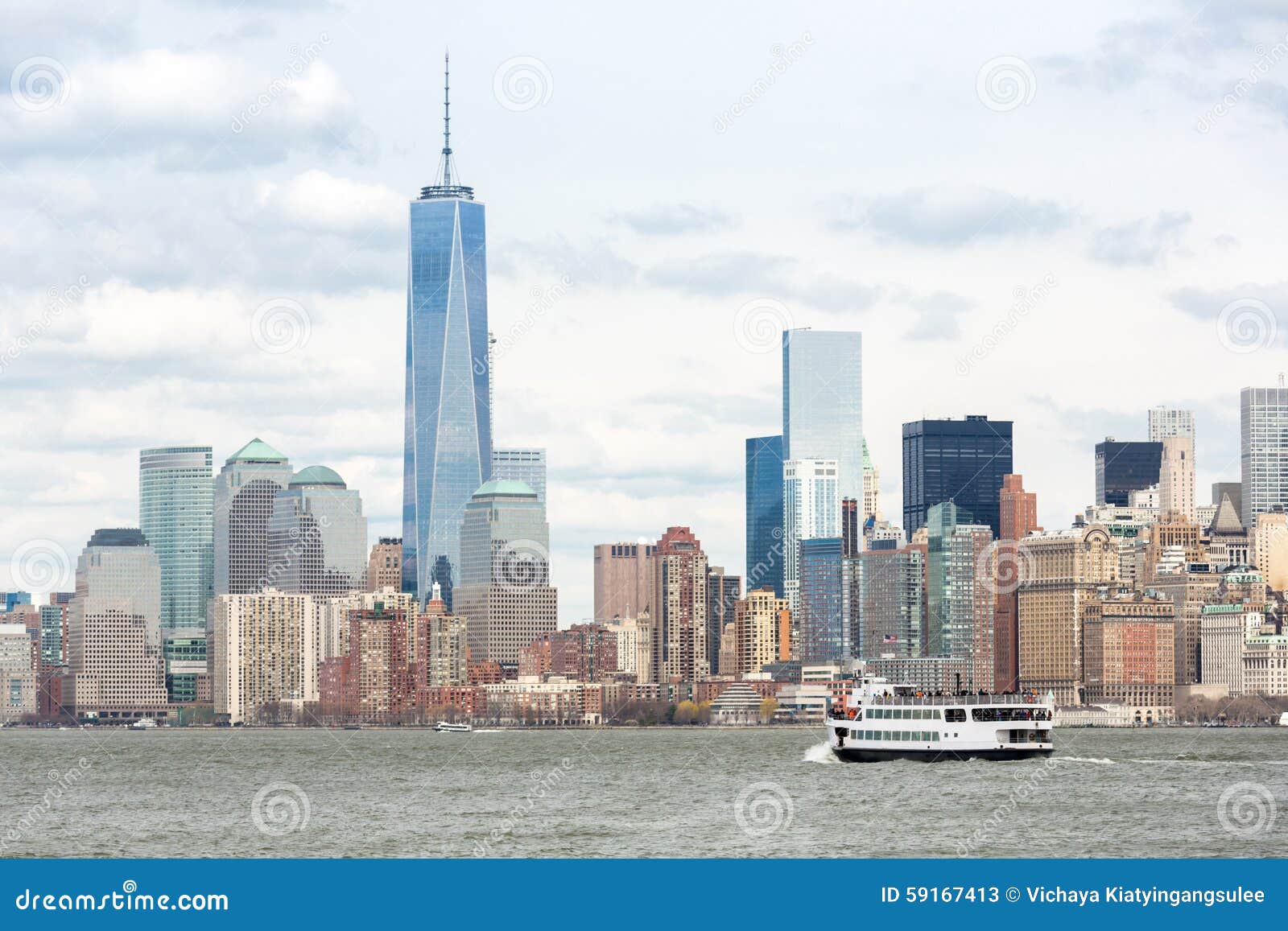 Lower Manhattan stock image. Image of lower, cityscape - 59167413