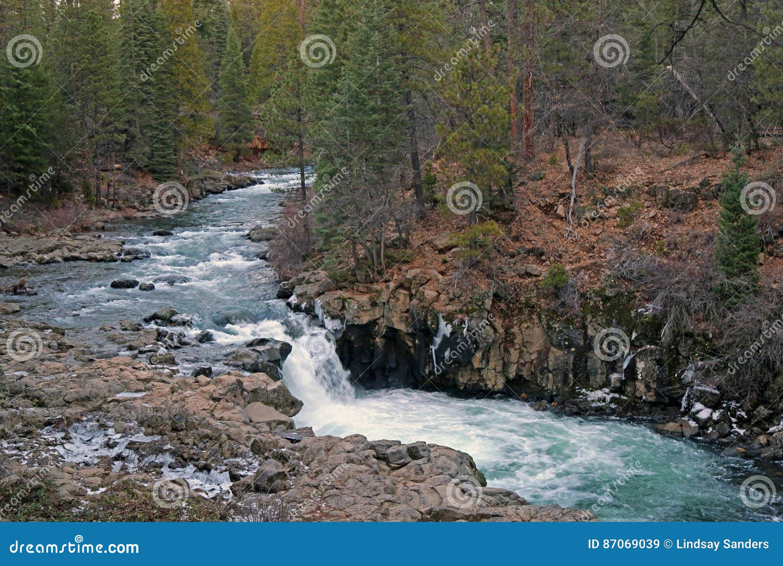 McCloud River Flowing Through Shasta National Forest, Siskiyou County ...