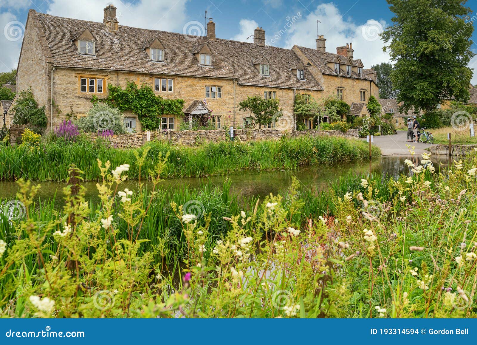 Lower Slaughter stock photo. Image of lower, england - 193314594