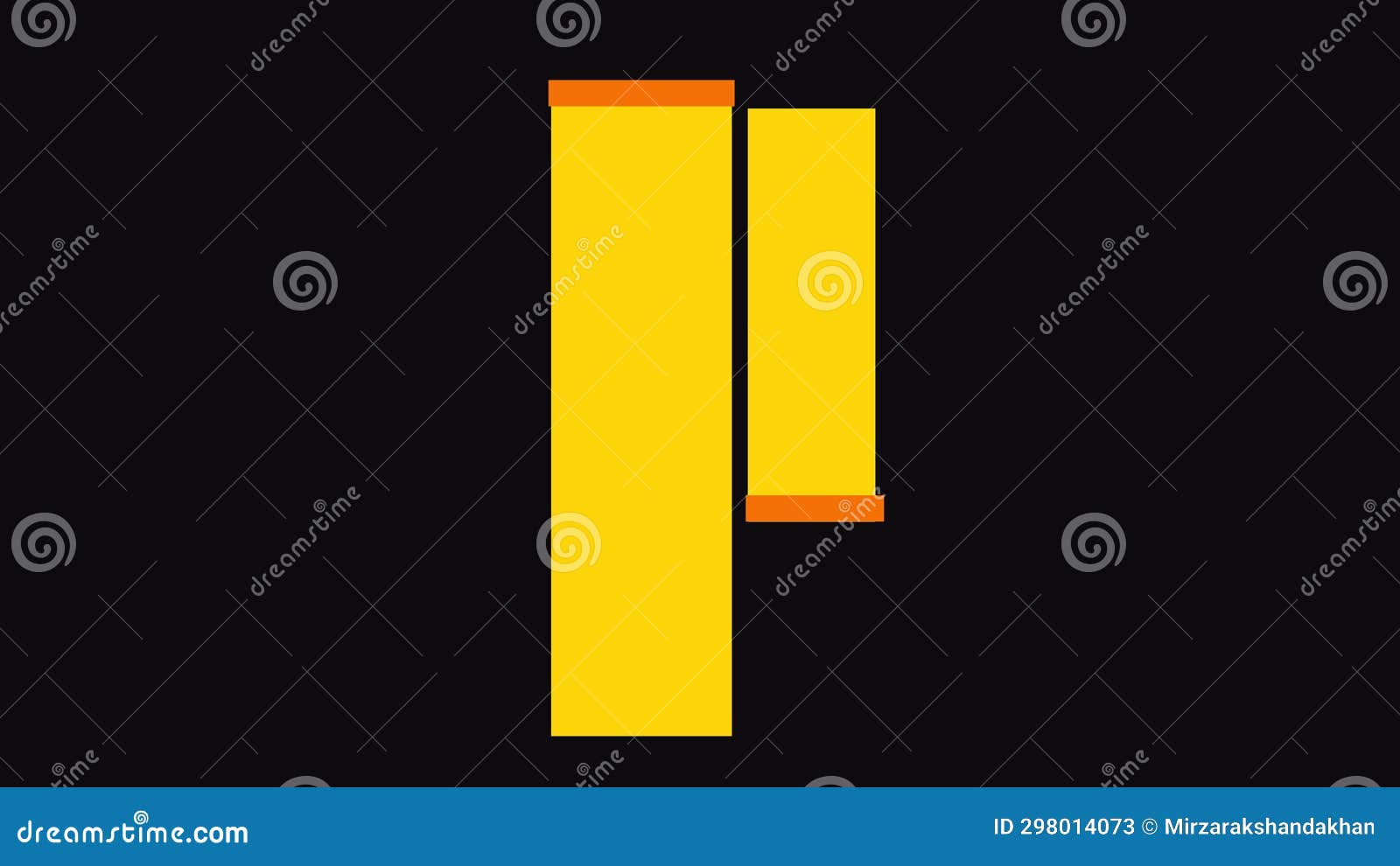 Lower Third Animation in Vertical - Alpha Channel. Stock Video - Video ...