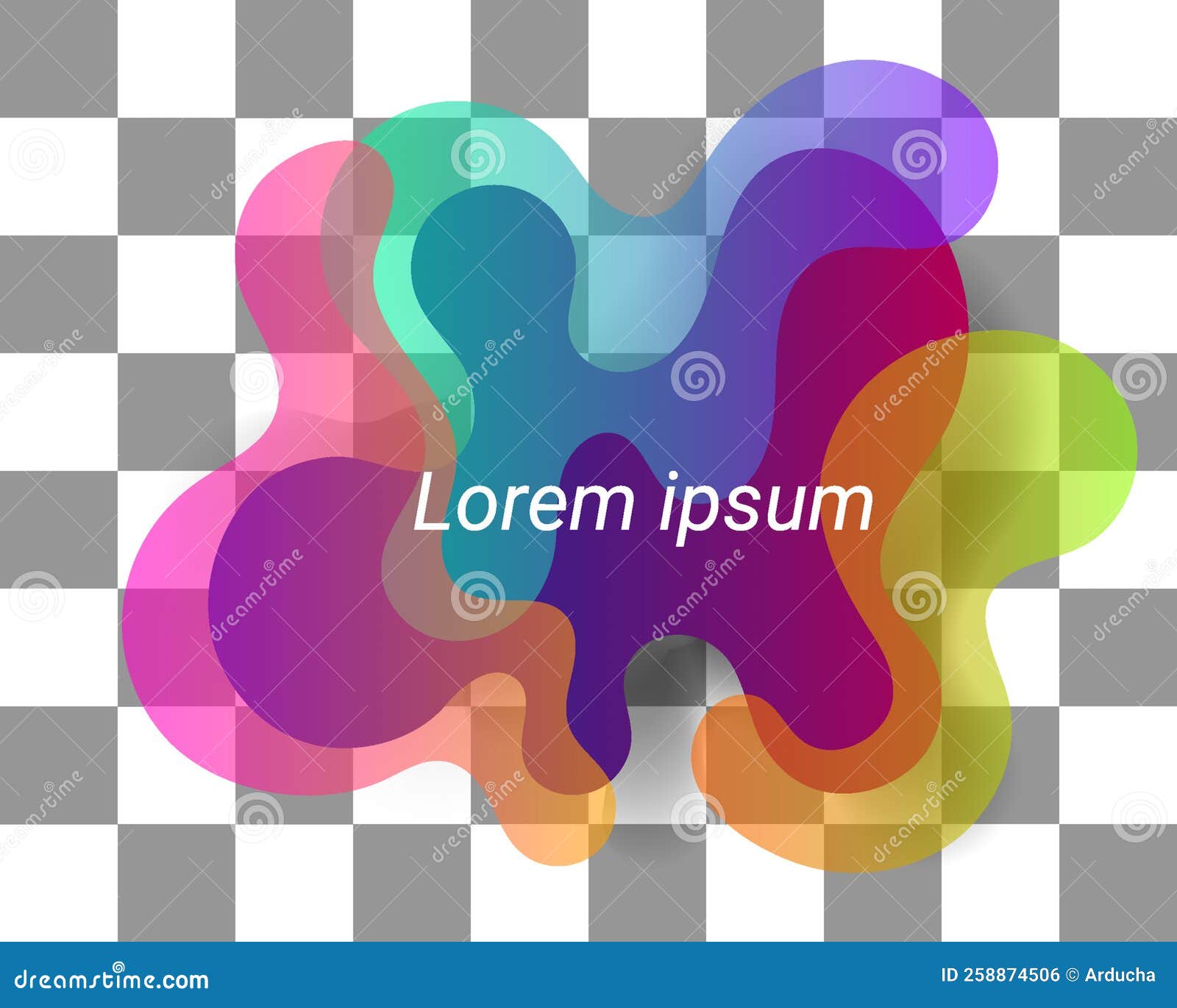 Lower Third Banner Template User Interface Abstract Fluid Stack Stock ...