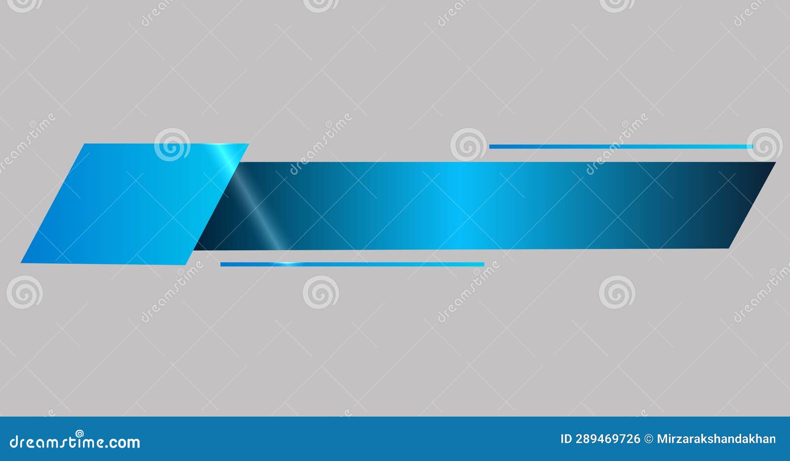 Lower Third in High Resolution. Cool Simple Modern-designed Sky Blue ...