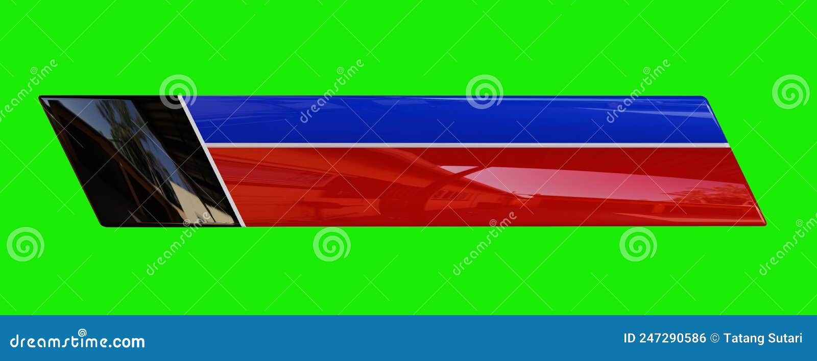The Lower Third of the Screen Transparent Background Stock Illustration ...