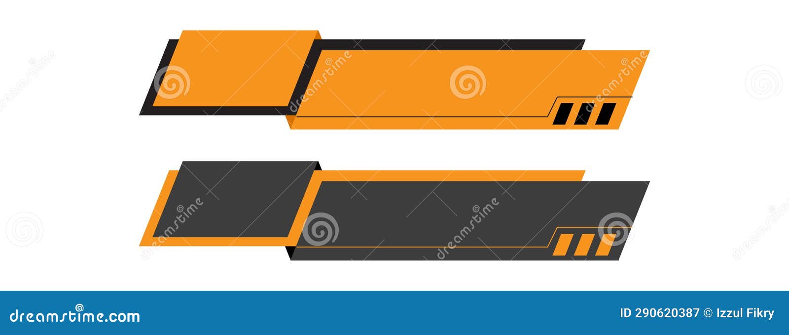 Lower Third for Show and Entertainment Credit Name and Title Stock ...