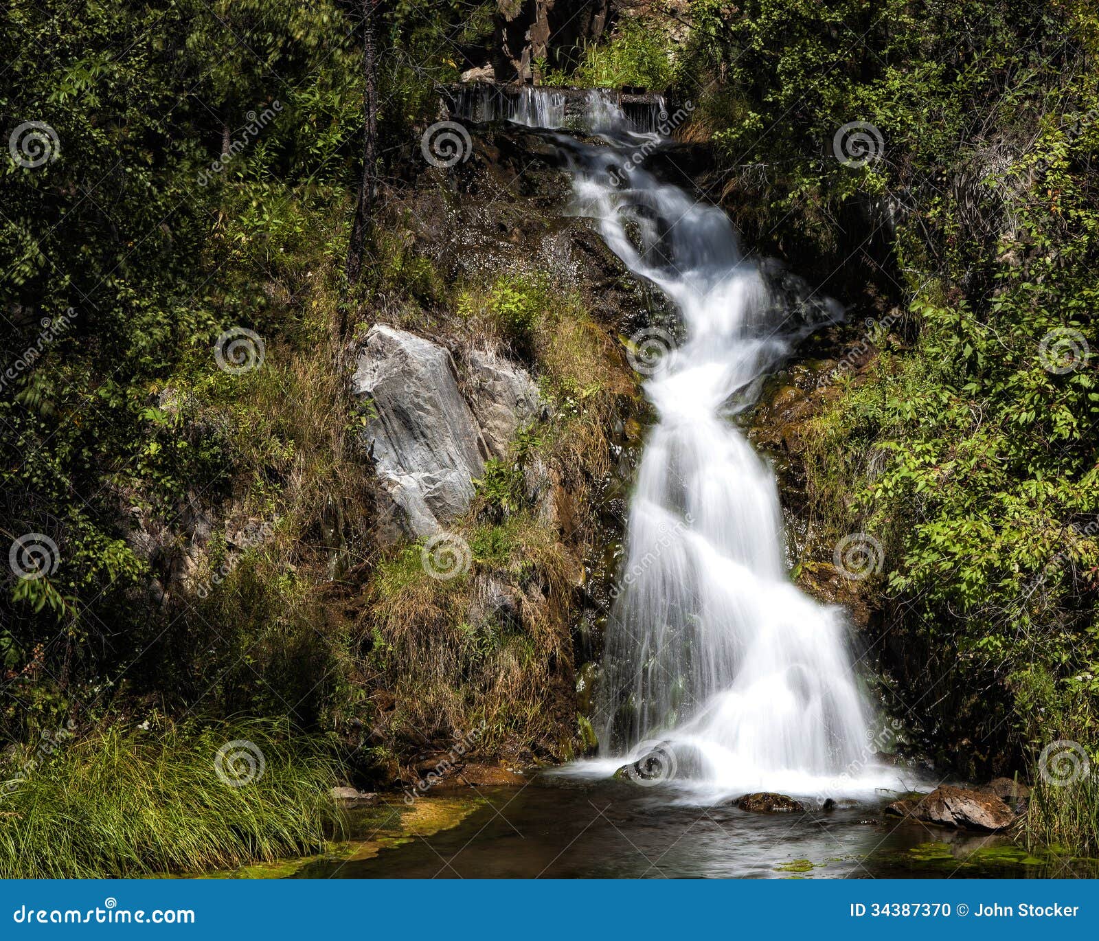 Lower Thunderhead Falls stock photo. Image of summer - 34387370