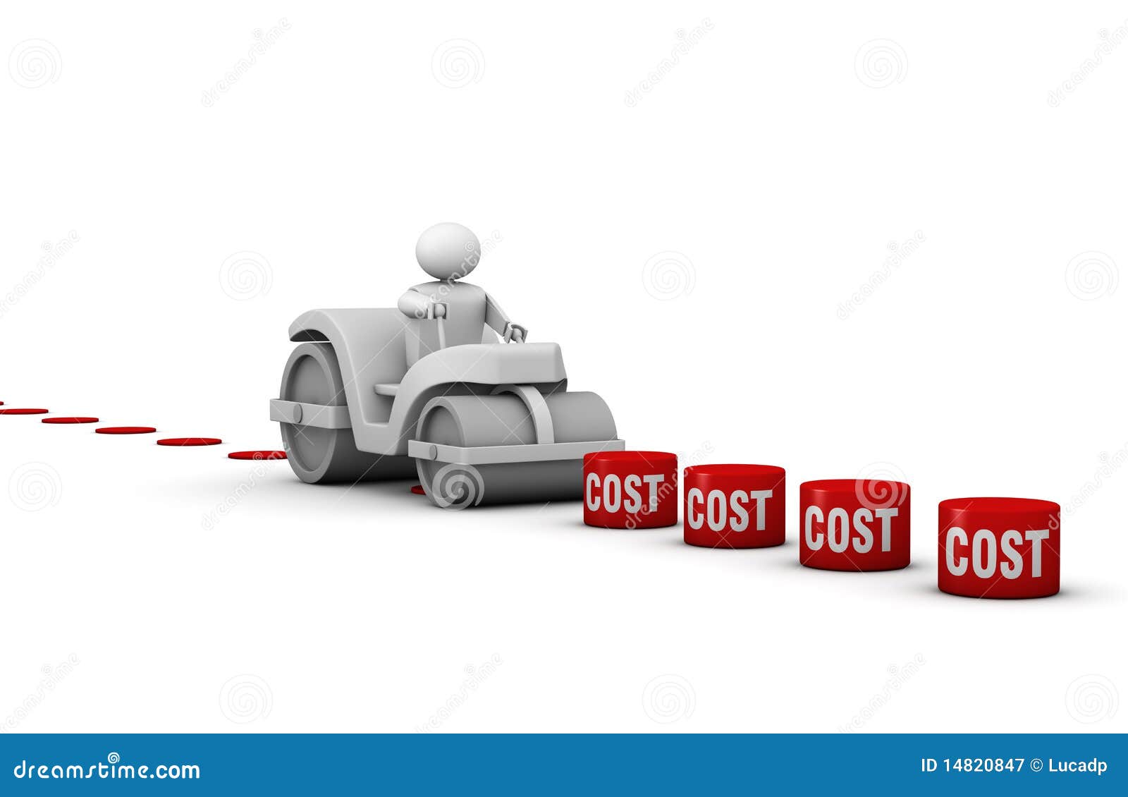 Lowering costs stock illustration. Illustration of profit - 14820847