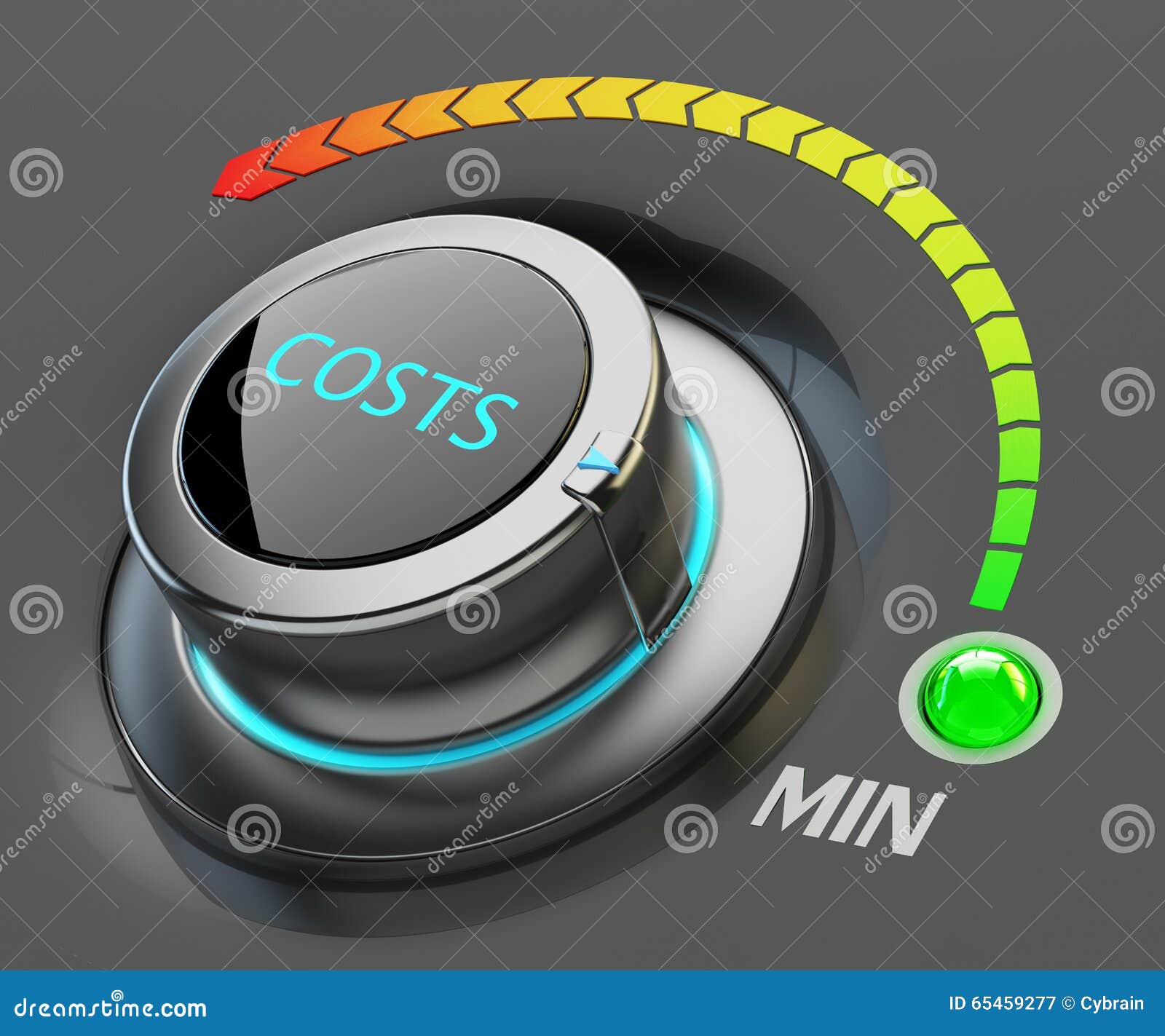 Lowest Level of Costs Concept Stock Illustration - Illustration of ...