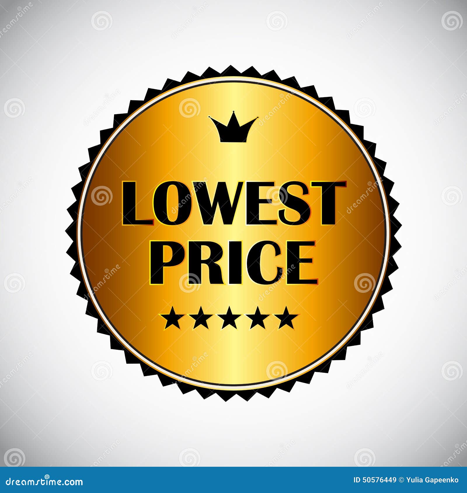 Lowest Price Label Vector Illustration Stock Vector - Illustration of ...