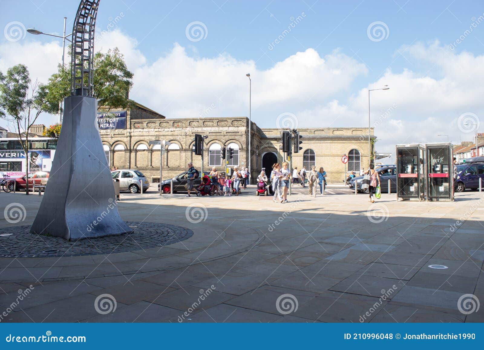 Lowestoft Railway Station in Suffolk Stock Photo - Image of monument ...