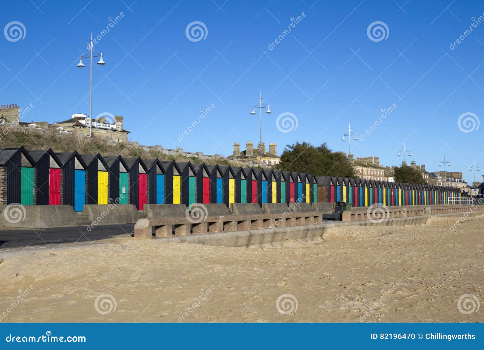 Lowestoft Sea Front, Suffolk, England Stock Photo - Image of blue ...