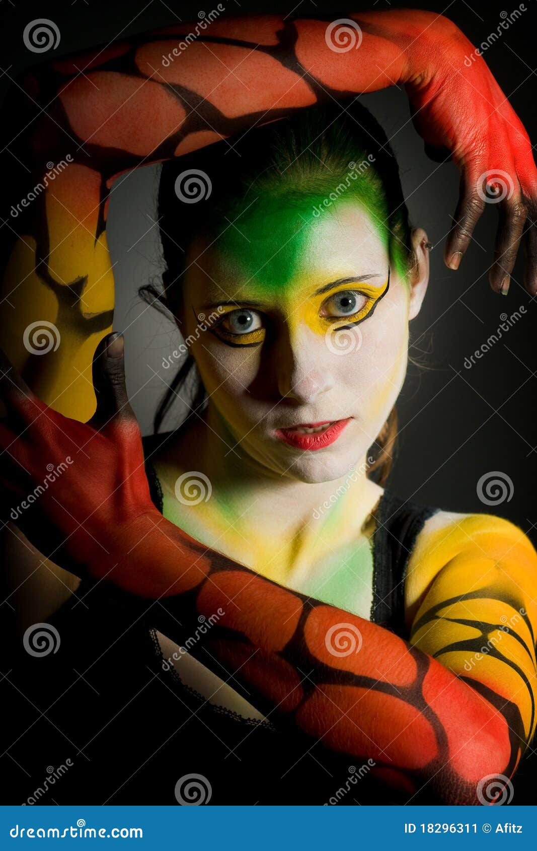 Lowkey bodypainting stock image. Image of lowkey, body - 18296311