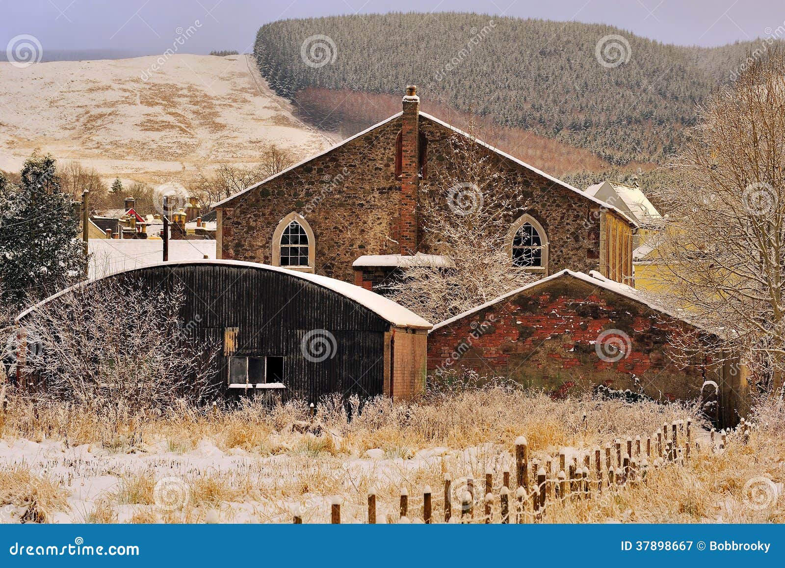 Scottish Lowland Landscape, Photographed From The Popular Walkway Known ...
