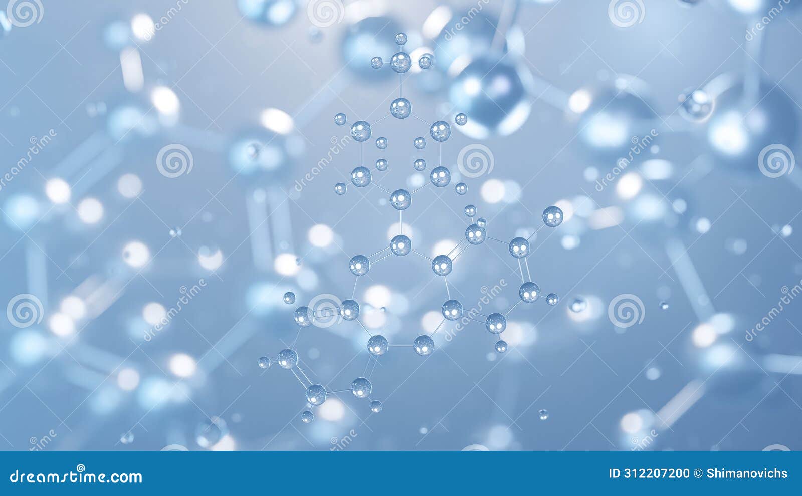Loxapine Molecule 3d, Molecular Structure, Ball And Stick Model ...