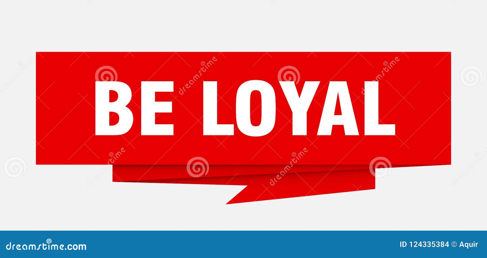 Loyaal ben vector illustratie. Illustration of banier - 124335384