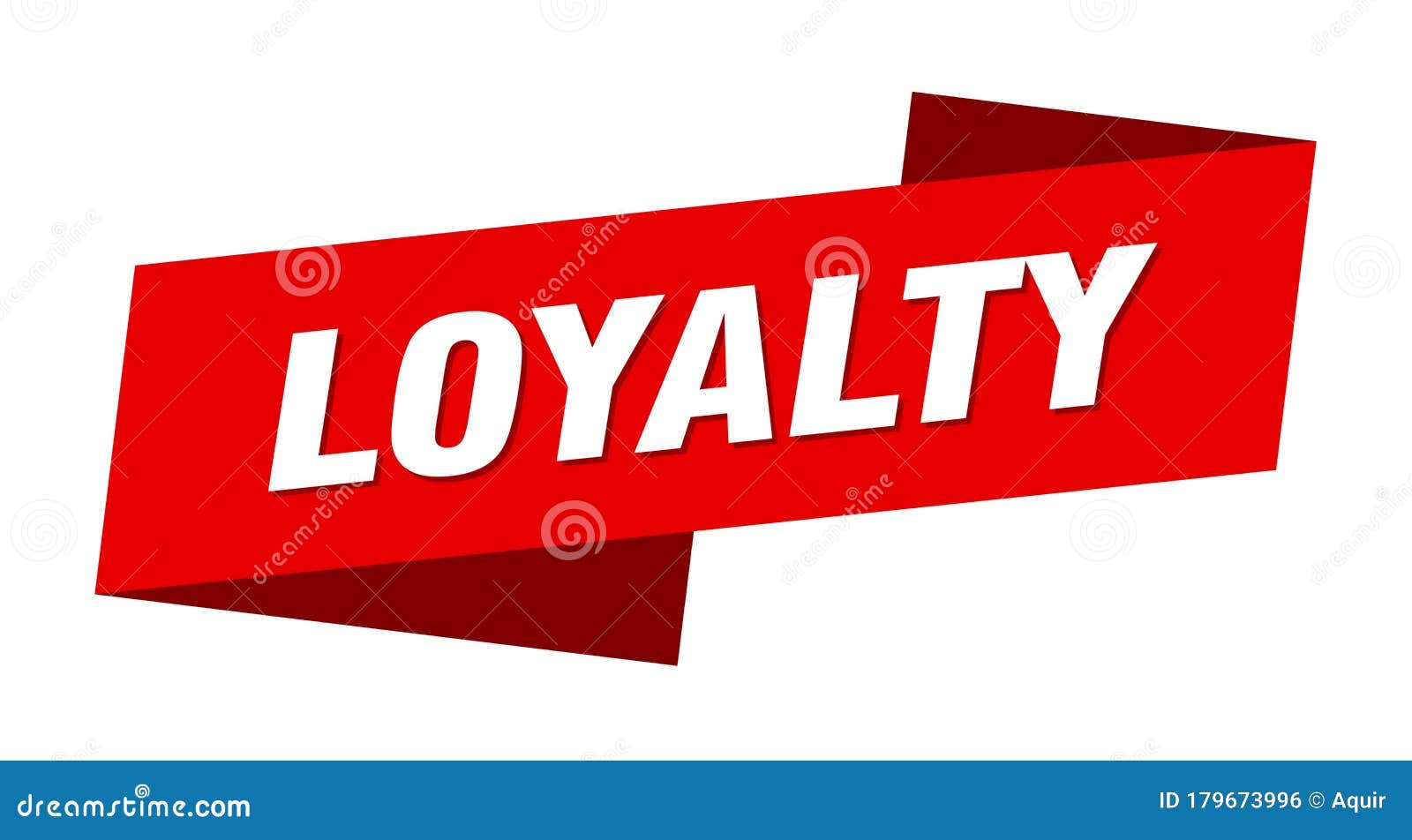 Loyalty Banner Template. Loyalty Ribbon Label Stock Vector ...