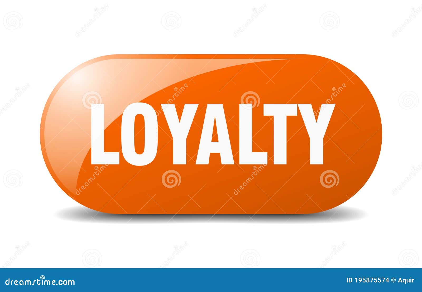 Loyalty Button. Loyalty Sign. Key. Push Button Stock Vector ...