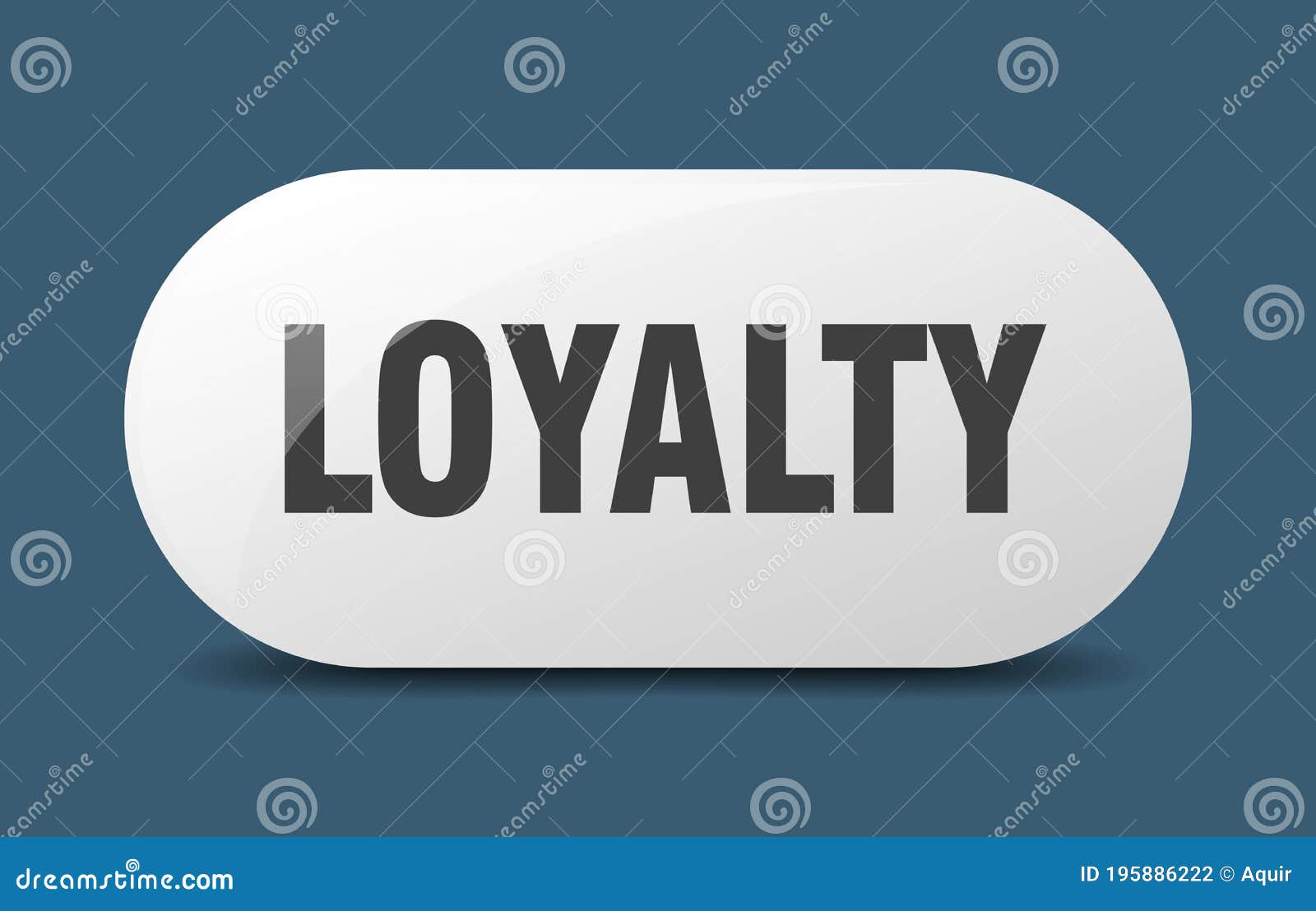 Loyalty Button. Loyalty Sign. Key. Push Button Stock Vector ...