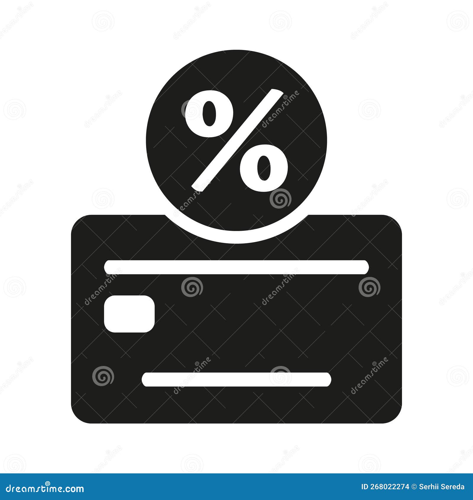 Loyalty Card Icon on White Background Stock Vector - Illustration of ...
