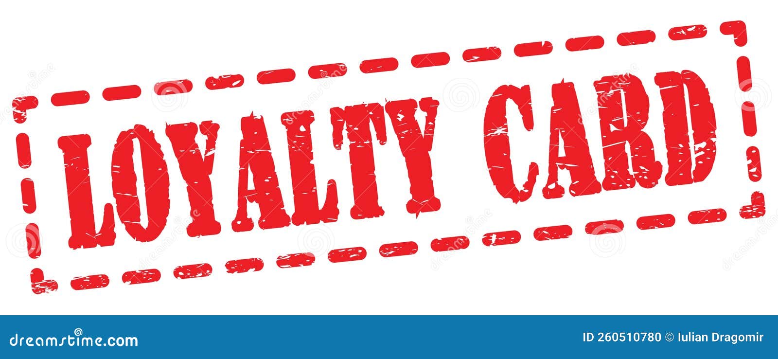 LOYALTY CARD Text Written on Red Stamp Sign Stock Illustration ...