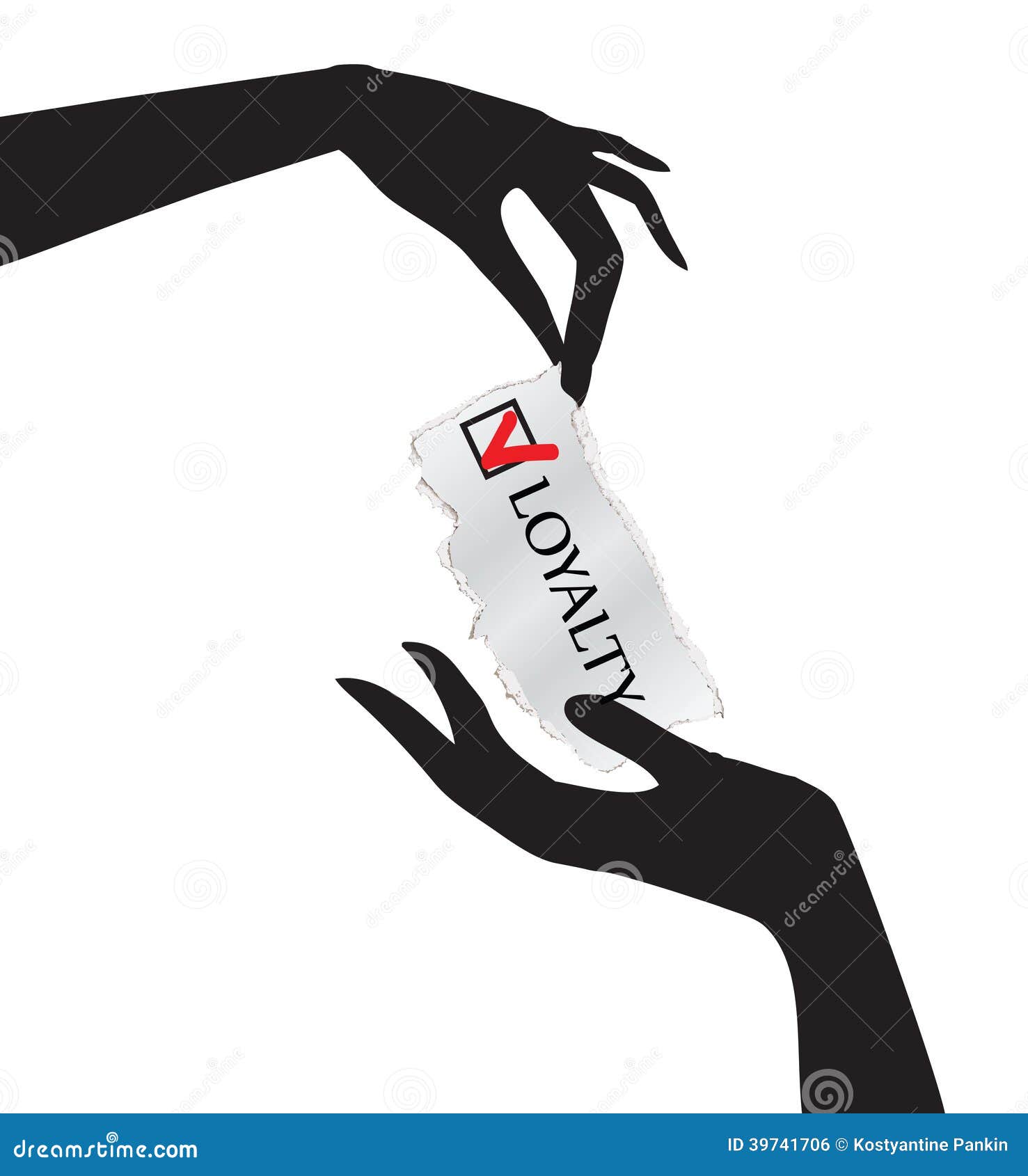 Loyalty day stock vector. Illustration of vector, note - 39741706