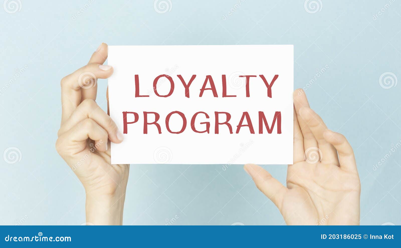 Program Card Isolated on White Background Stock Image - Image of ...