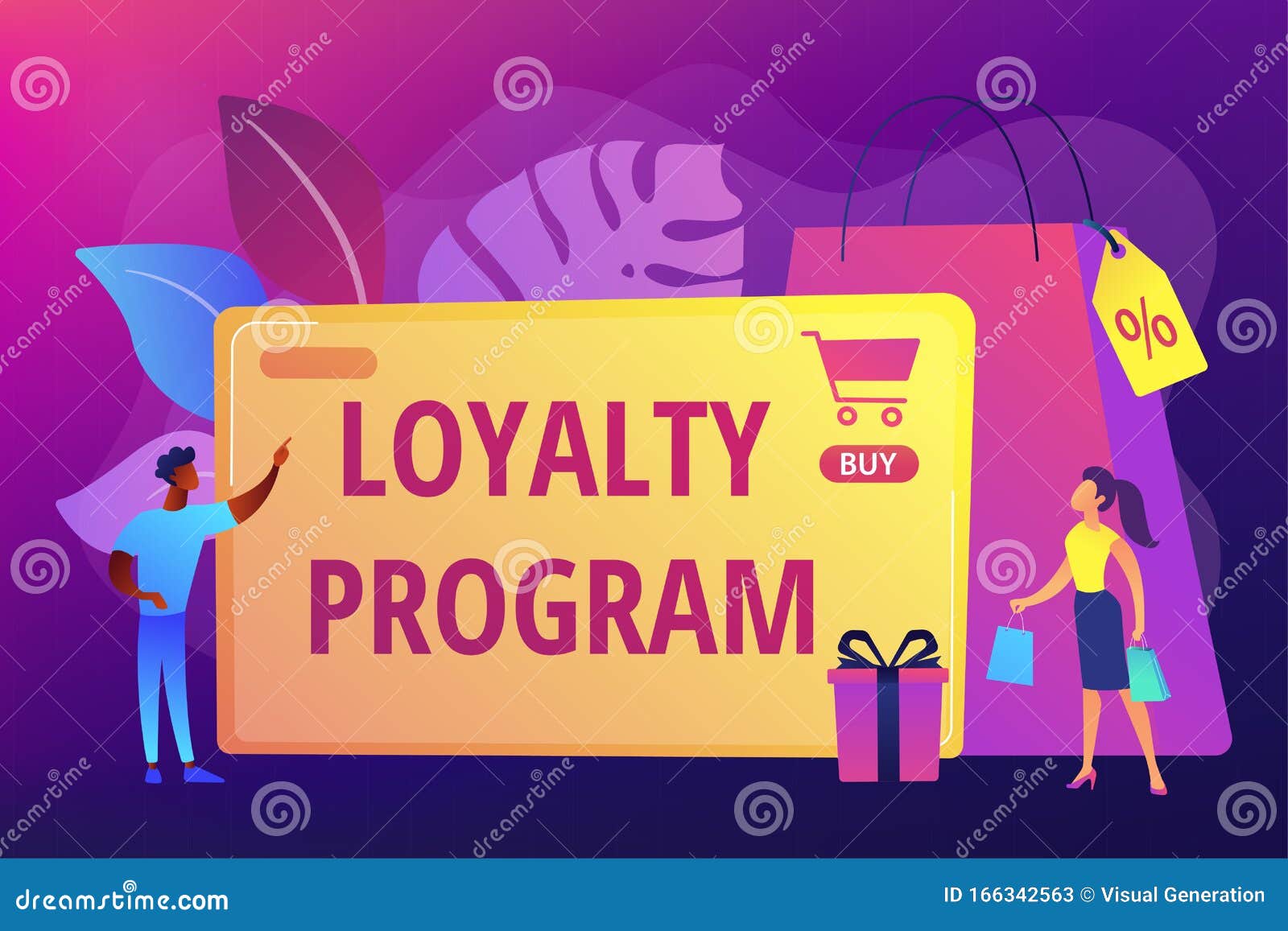 Loyalty Program Concept Vector Illustration Stock Vector - Illustration ...