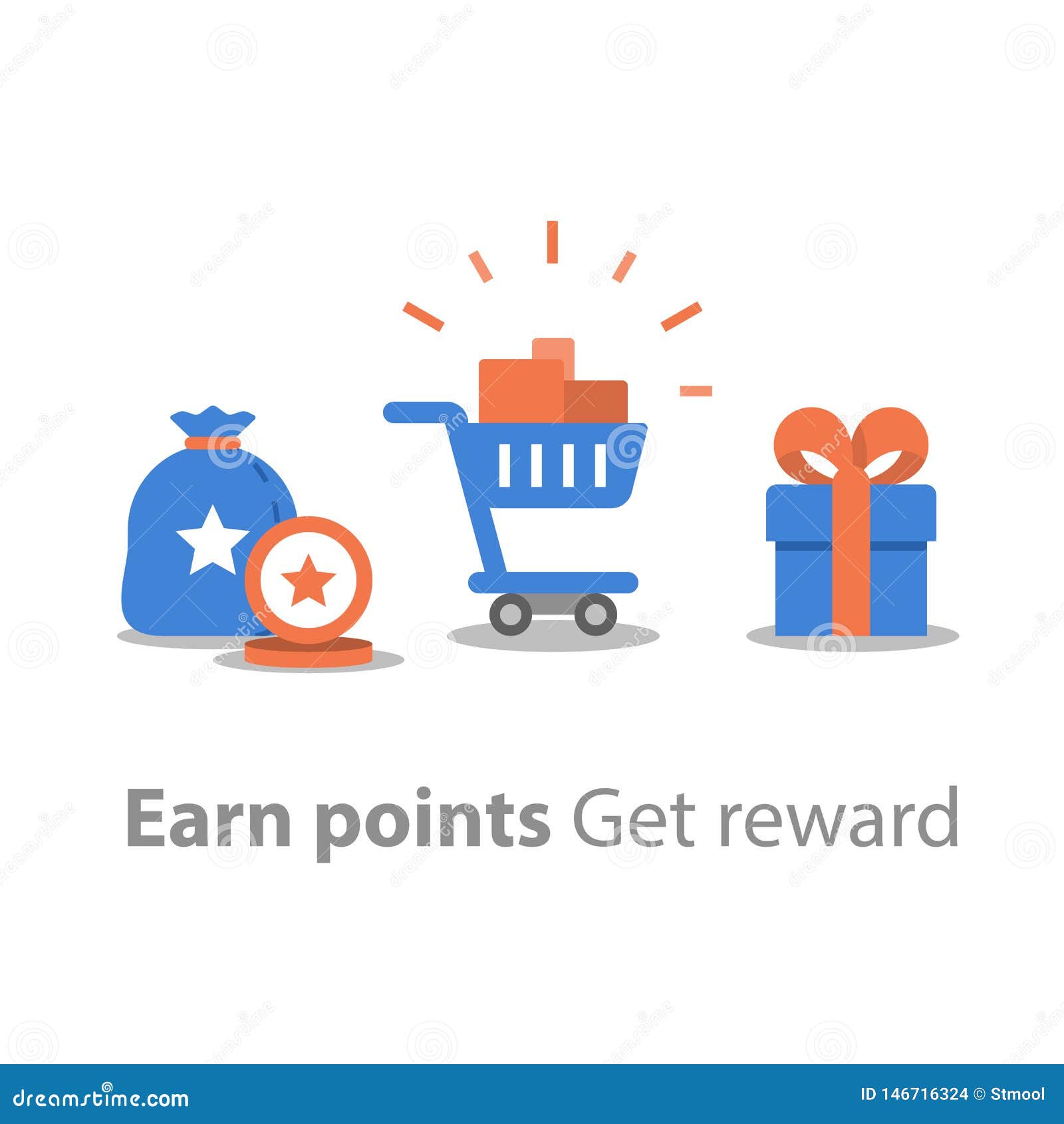 Earn Points for Purchase, Loyalty Program, Reward Concept, Full ... Earn Points for Purchase, Loyalty Program, Reward Concept, Full ...