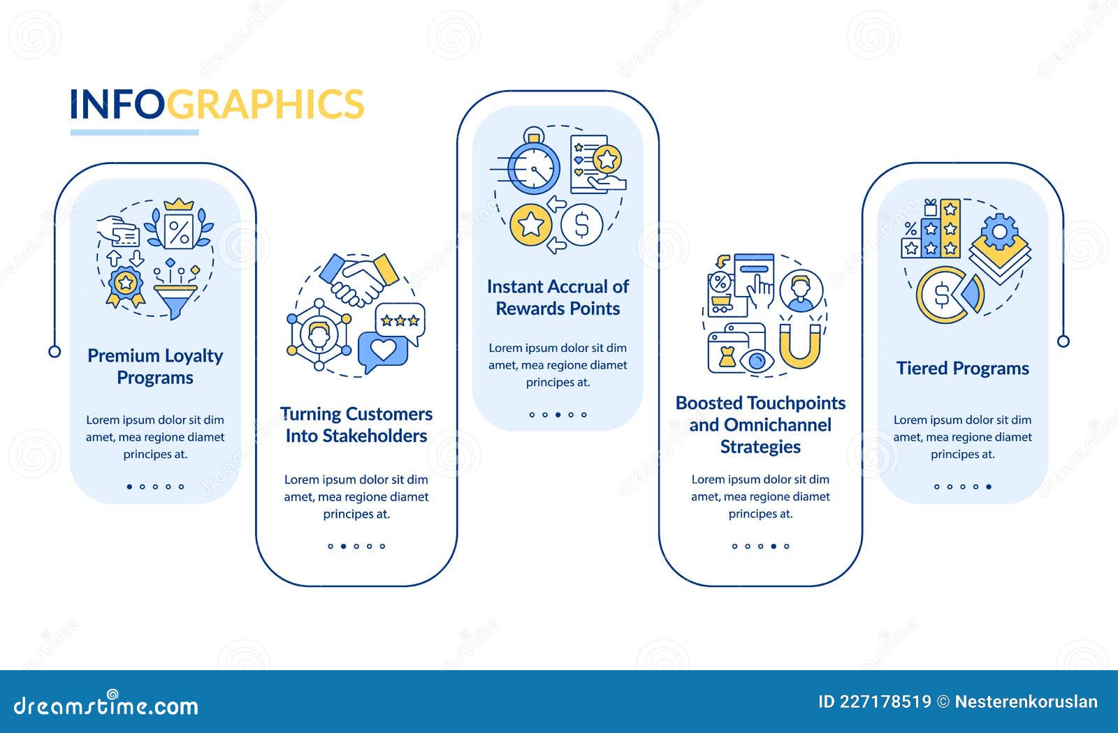 Tiered Chart Process Vector Illustration | CartoonDealer.com #9416718