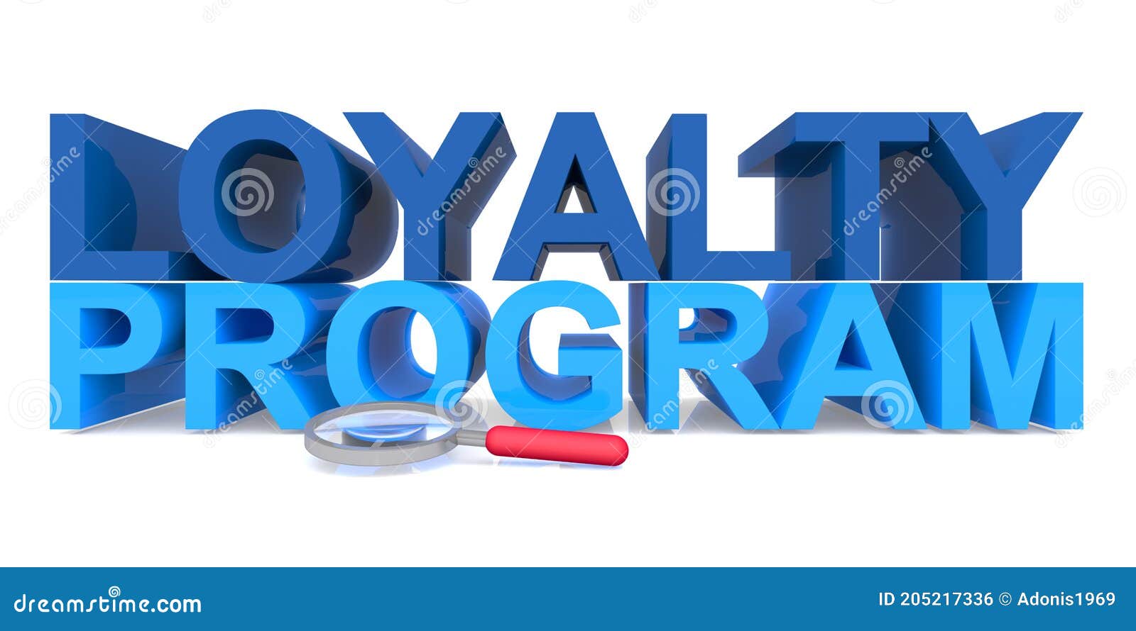 Loyalty program on white stock illustration. Illustration of ethic ...