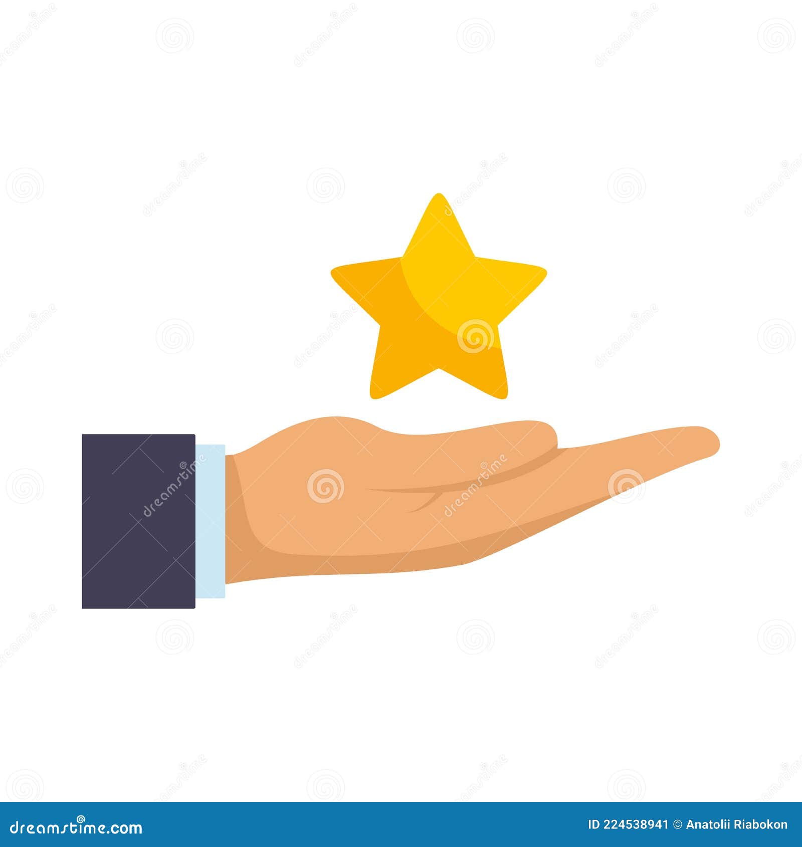 Loyalty Star in Hand Icon Flat Isolated Vector Stock Vector ... Loyalty Star in Hand Icon Flat Isolated Vector Stock Vector ...