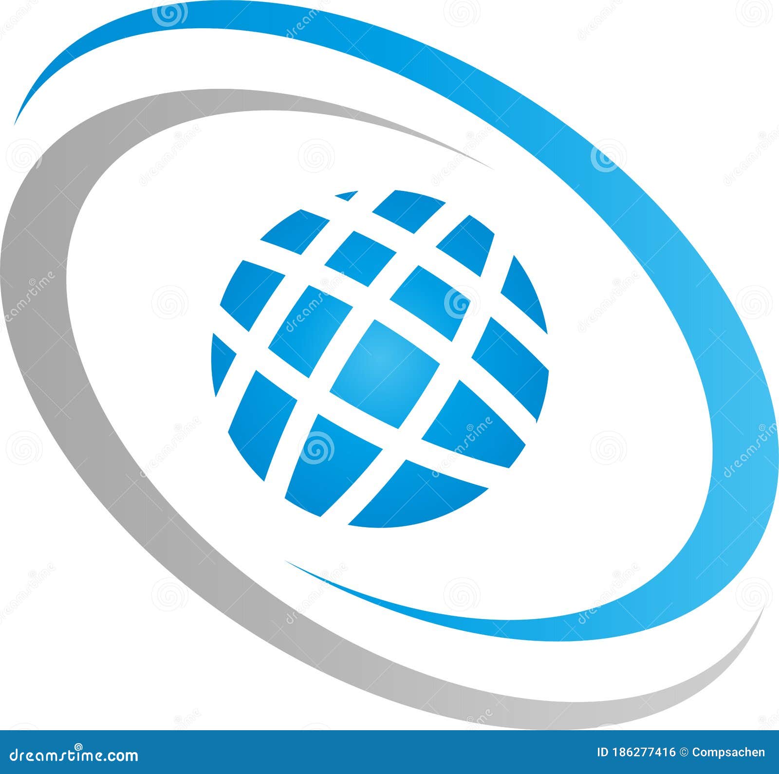 Earth Ball Logo, Earth Logo, Transportation and Logistics Logo Stock ...