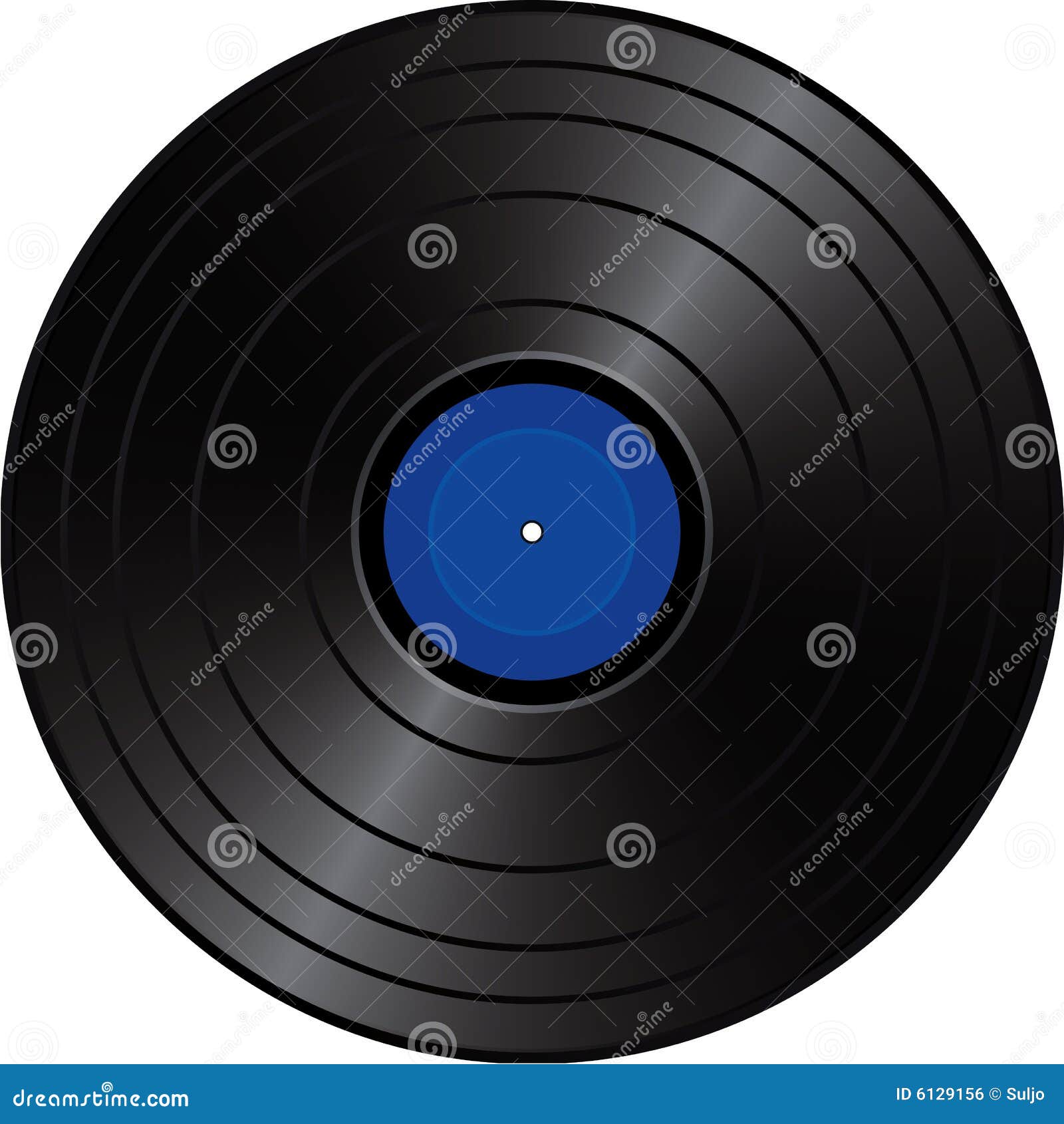 LP stock vector. Illustration of isolated, label, gramophone - 6129156