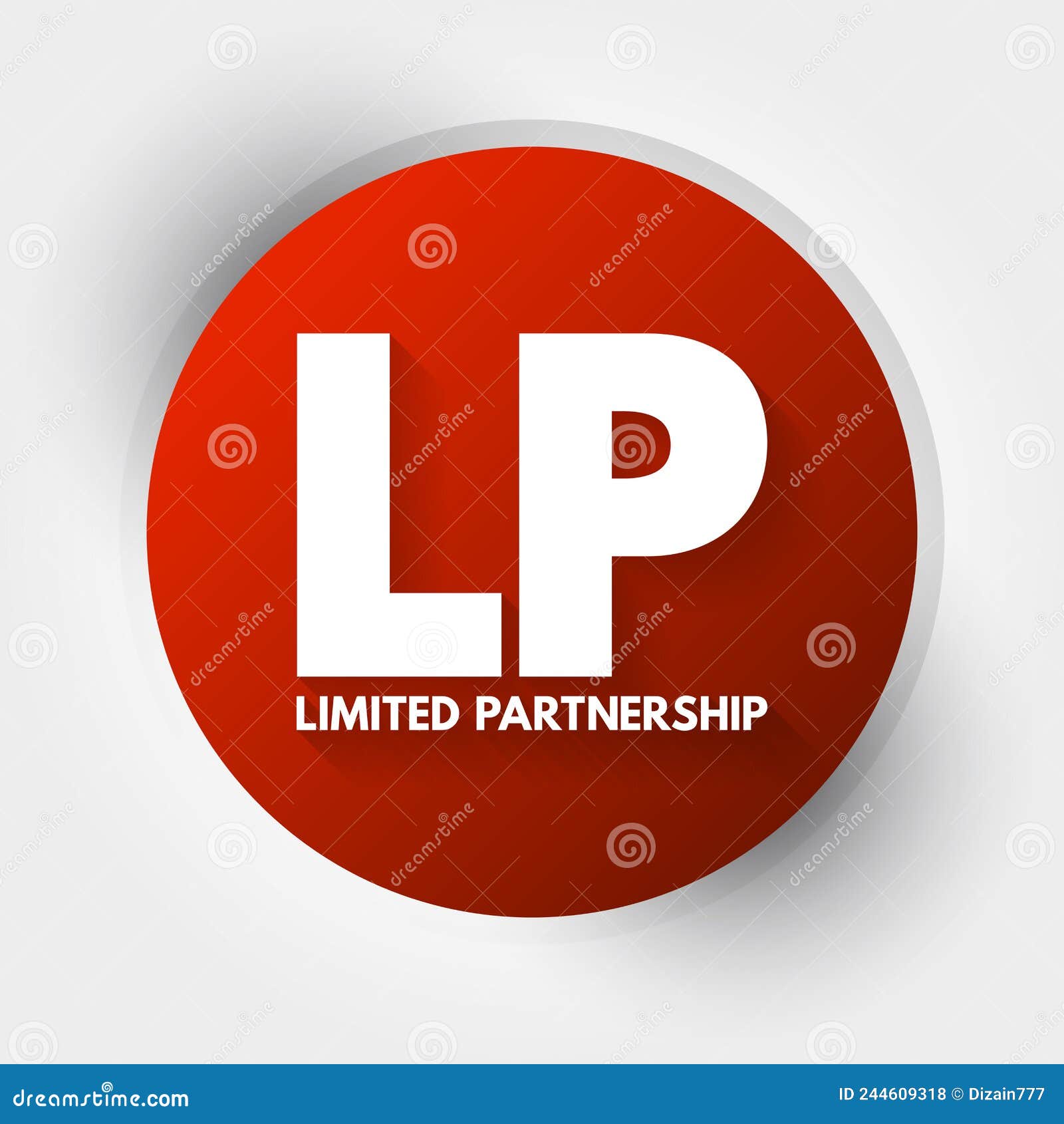 LP - Limited Partnership Acronym, Business Concept Background Stock ...