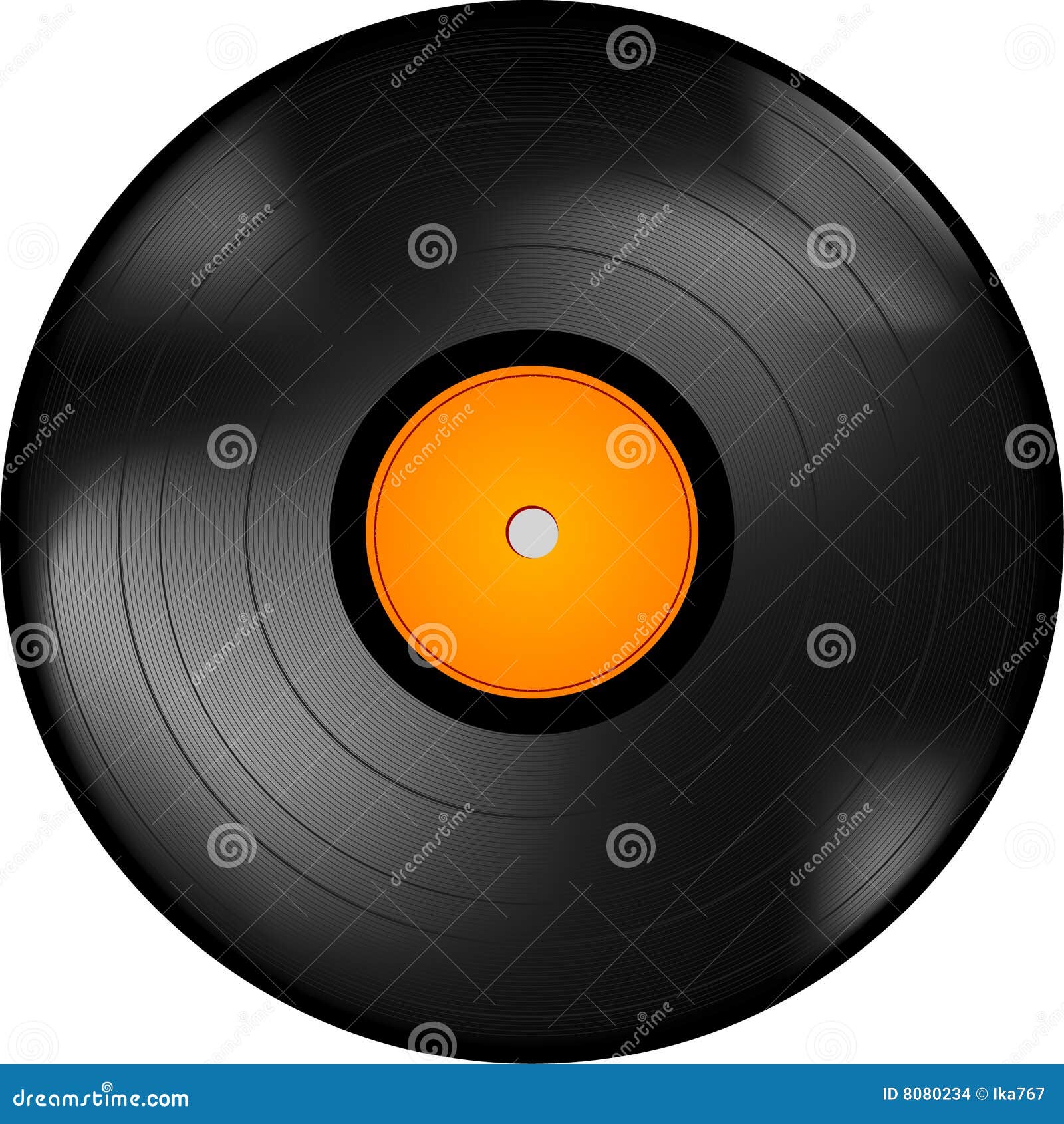 LP record stock vector. Illustration of vector, black - 8080234