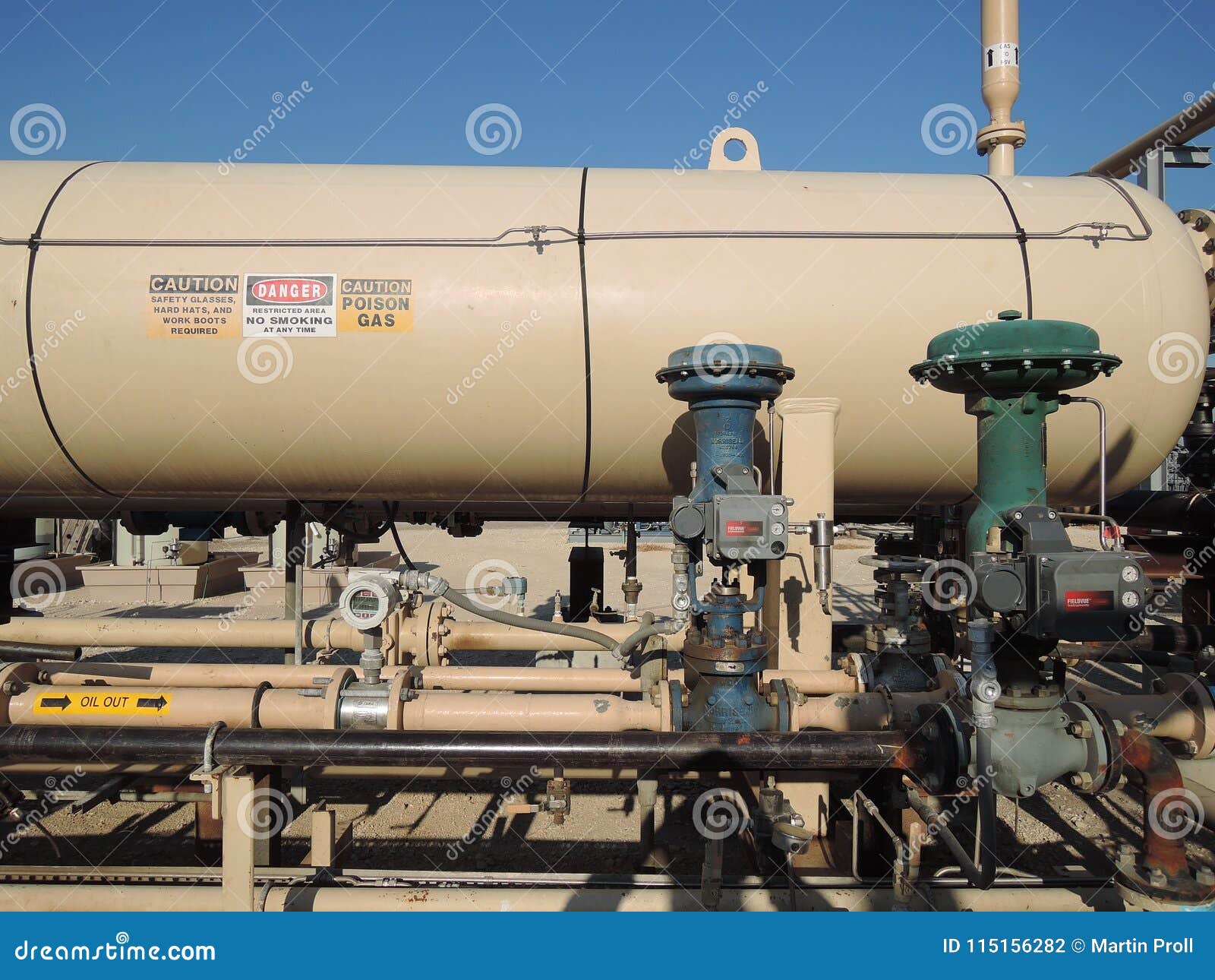 LP Seperator, West Texas. editorial photography. Image of business ...