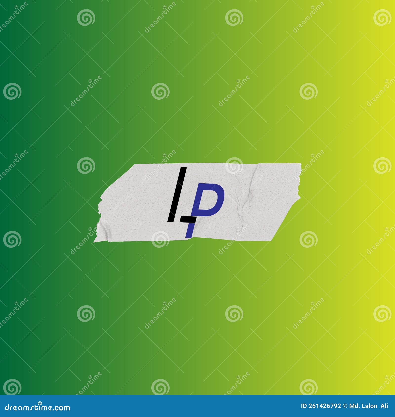 LP Text Logo Design stock vector. Illustration of screenshot - 261426792