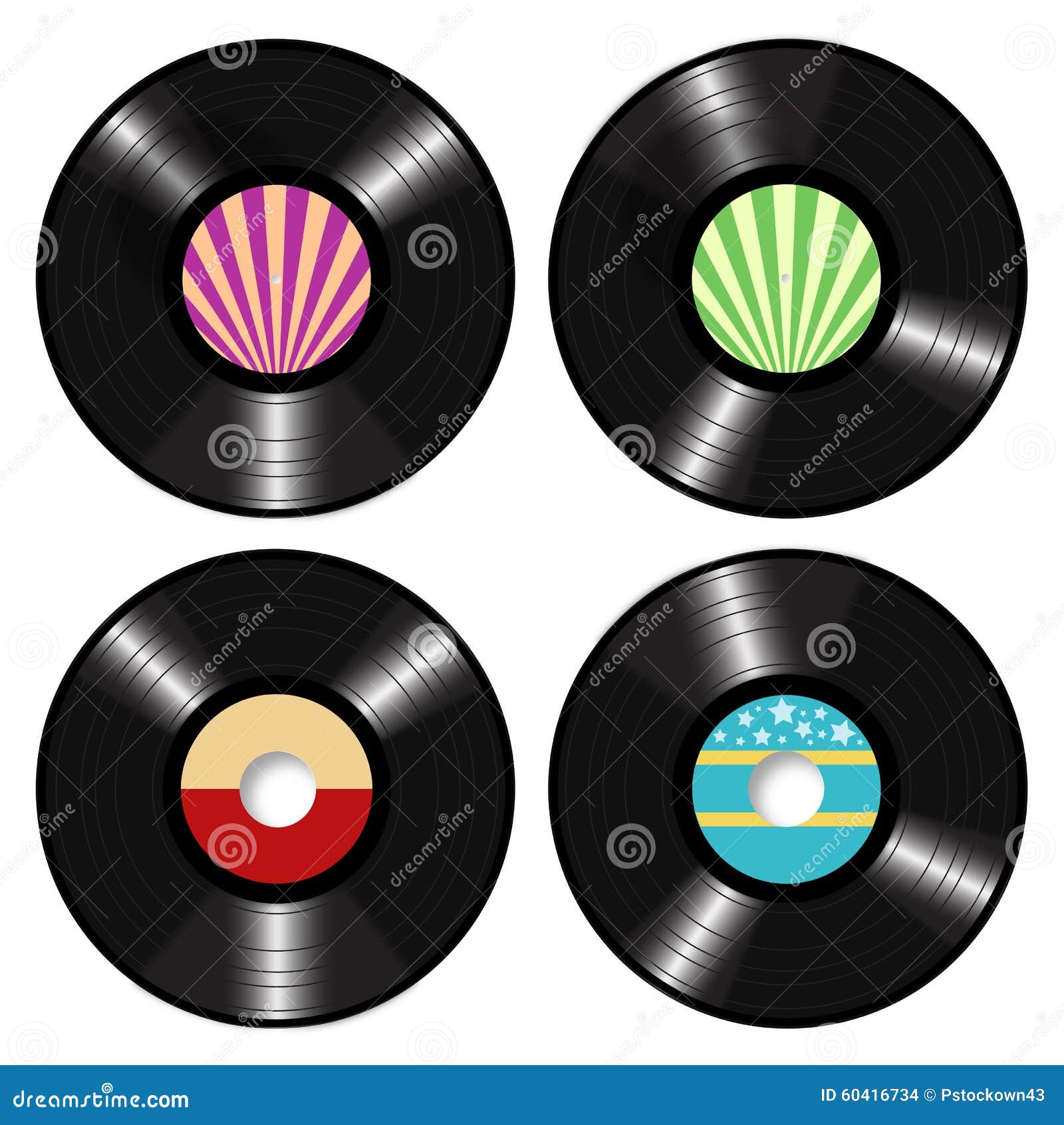 Lp Vinyl Records Vector stock vector. Illustration of adapter - 60416734