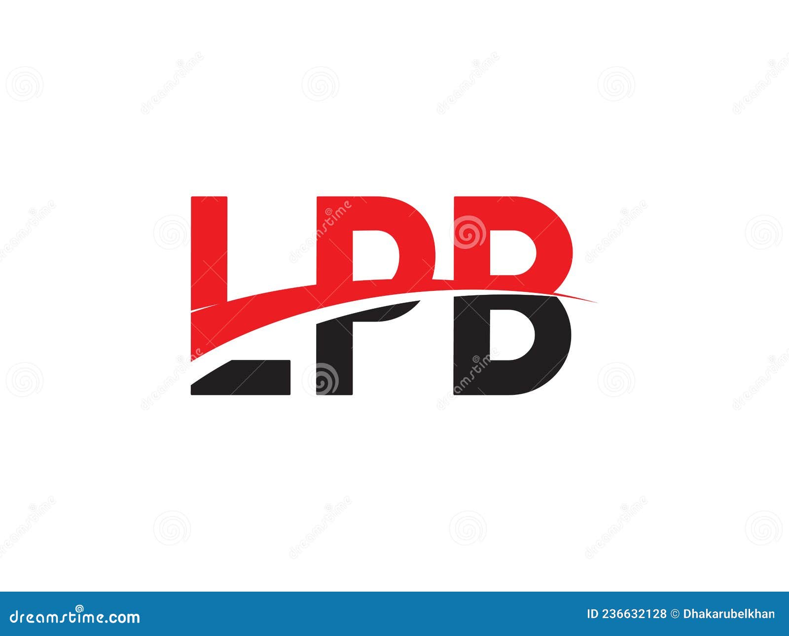LPB Letter Initial Logo Design Stock Vector - Illustration of concept ...