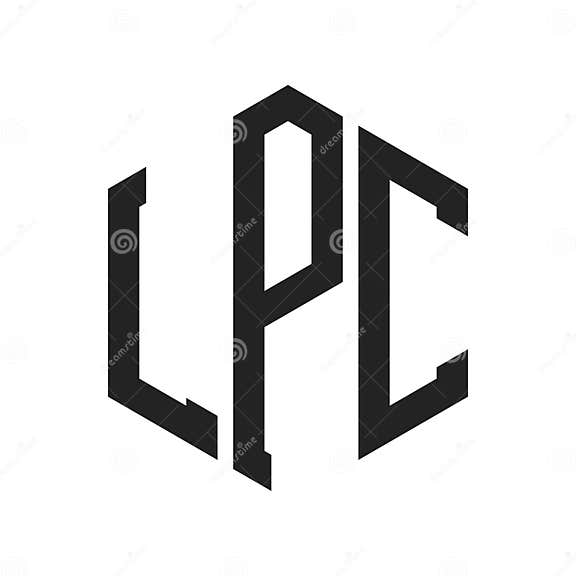 LPC Logo Design. Initial Letter LPC Monogram Logo Using Hexagon Shape ...