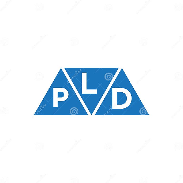 LPD Abstract Initial Logo Design on White Background. LPD Creative ...